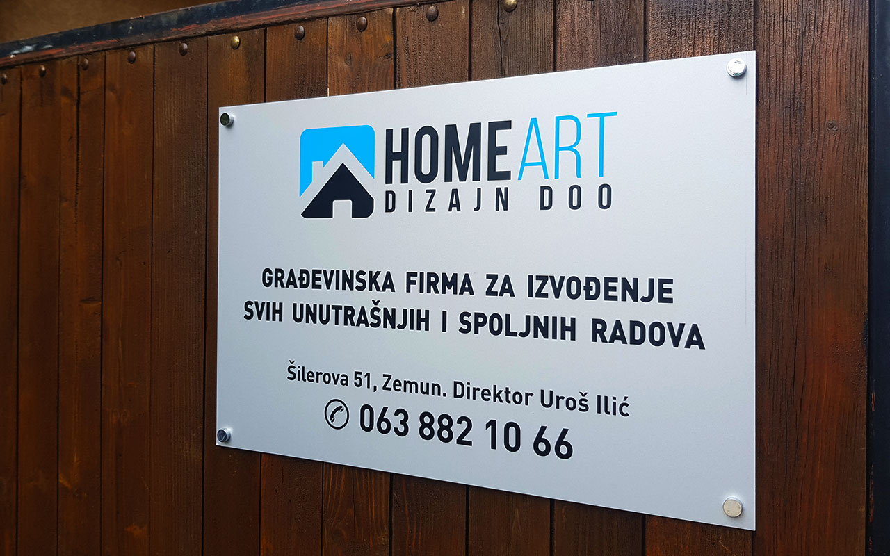 Reklamne info table - proizvodnja Beograd