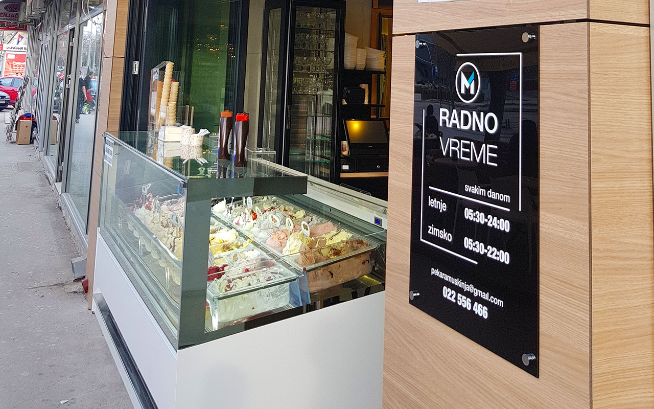 Reklamne info table - proizvodnja Beograd